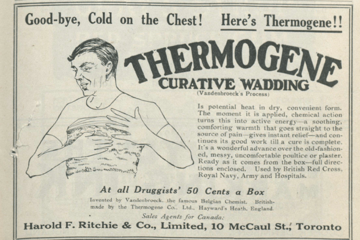 Killer Advertising—How Canadians Were Sold the 1918-1919 Influenza ...
