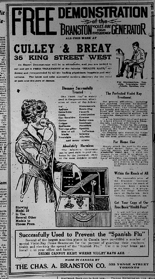 Killer Advertising—How Canadians Were Sold the 1918-1919 Influenza ...
